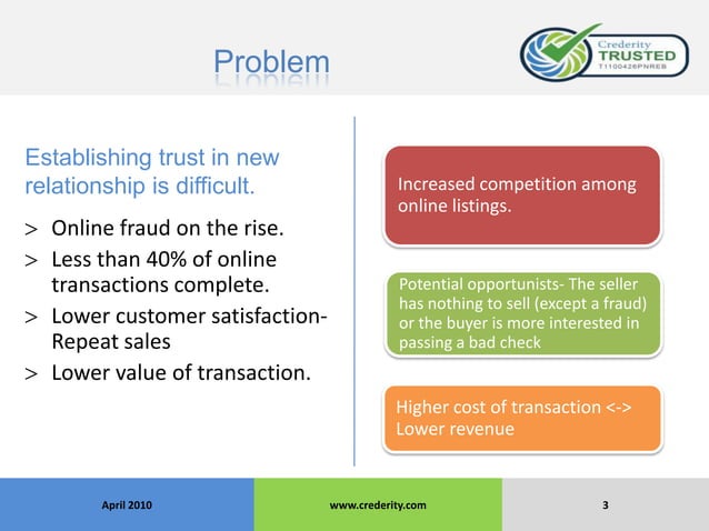 Crederity trusted intro | PPT