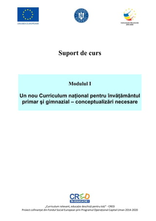 Cred g m1_suport_curs_curriculum | PDF