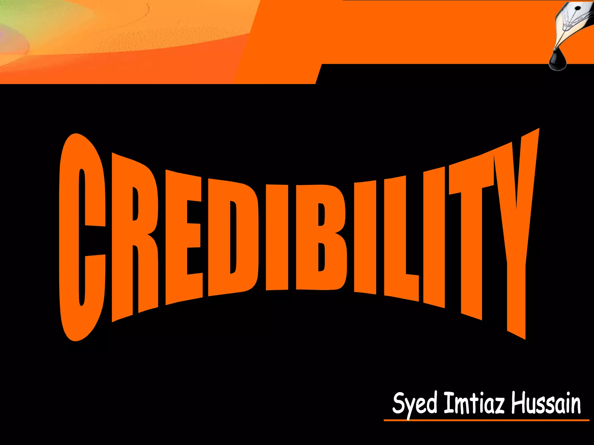 Credibility | PPT