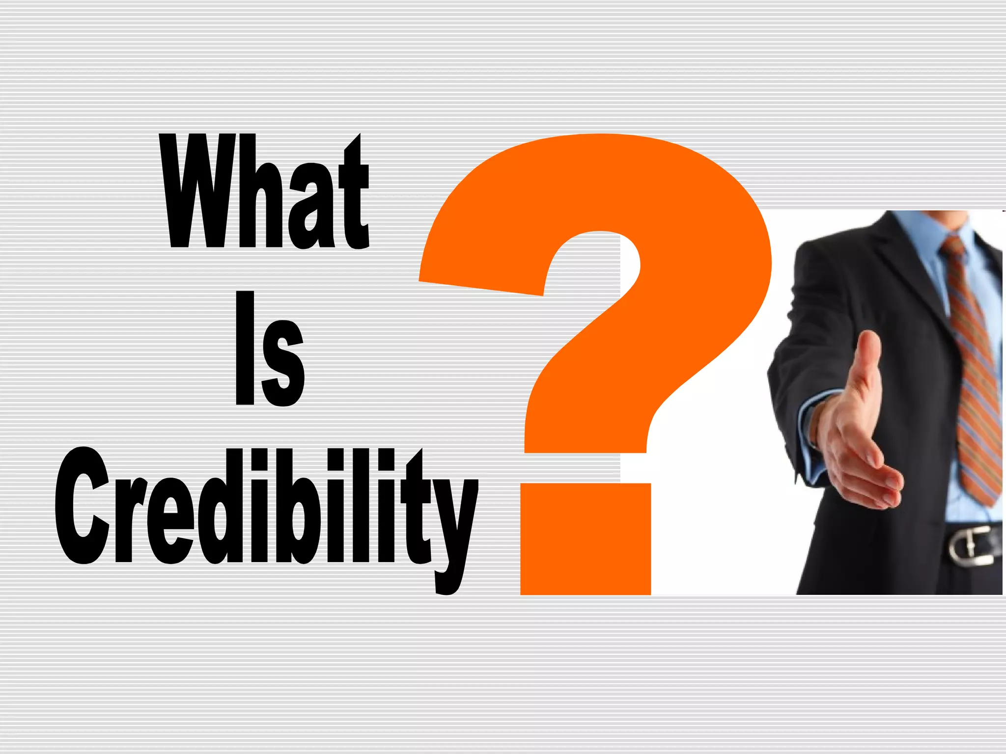 Credibility | PPT