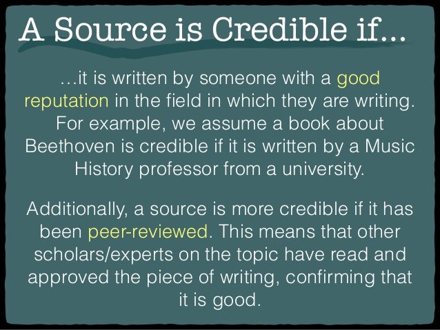 Source Credibility