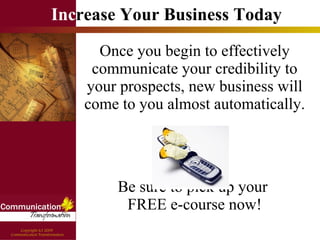 Credibility and Cash Flow | PPT