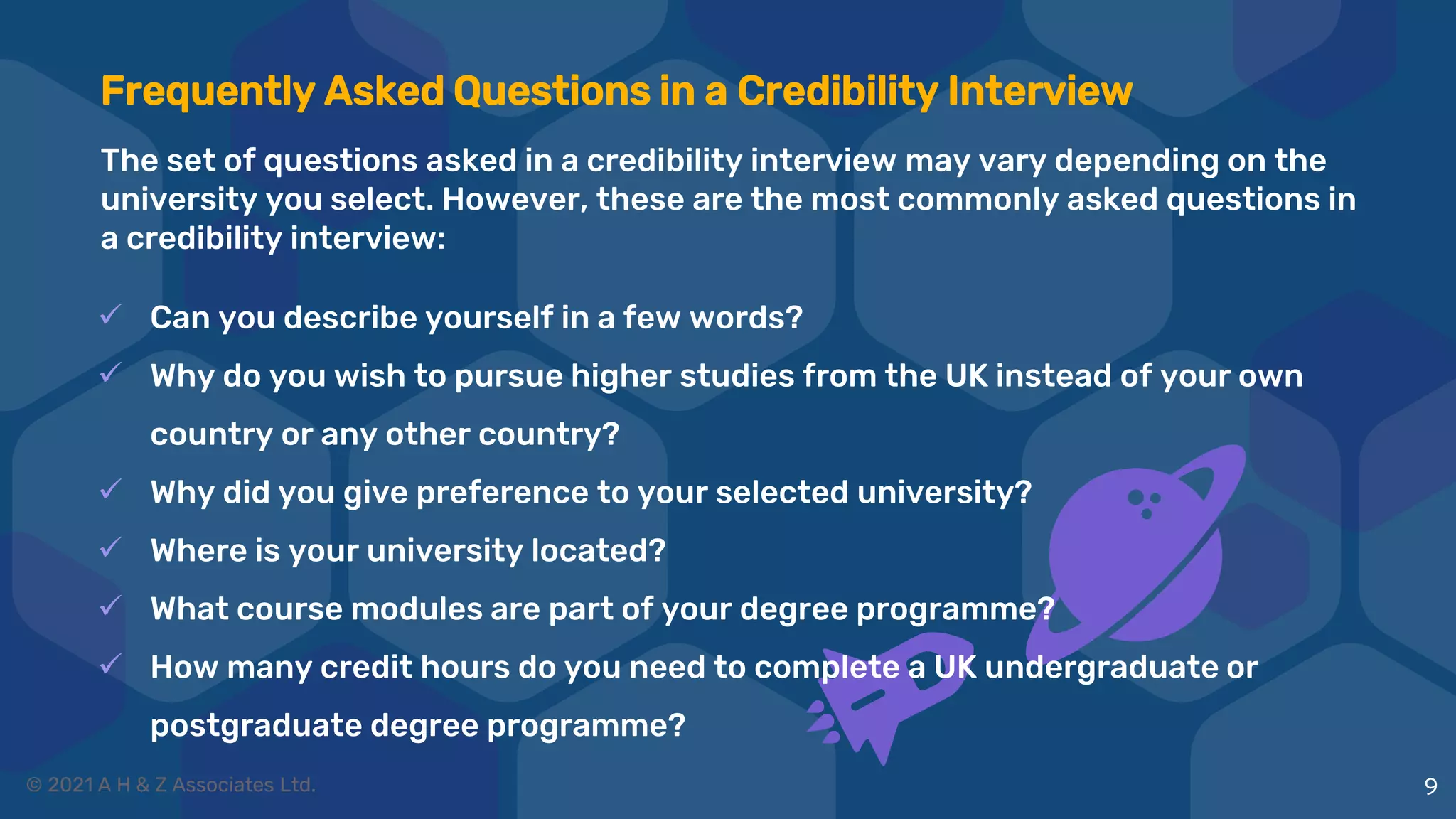 Credibility Interview | Things You Should Know! | PPTX