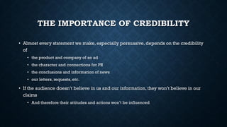 Credibility in writing | PPT