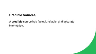 Credible and Appropriate Sources - Blast from the Past.pptx