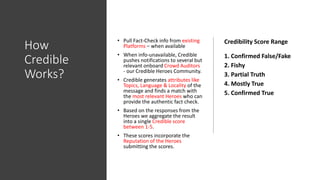 Credible - Helping build a Digitally Responsible Society | PPT