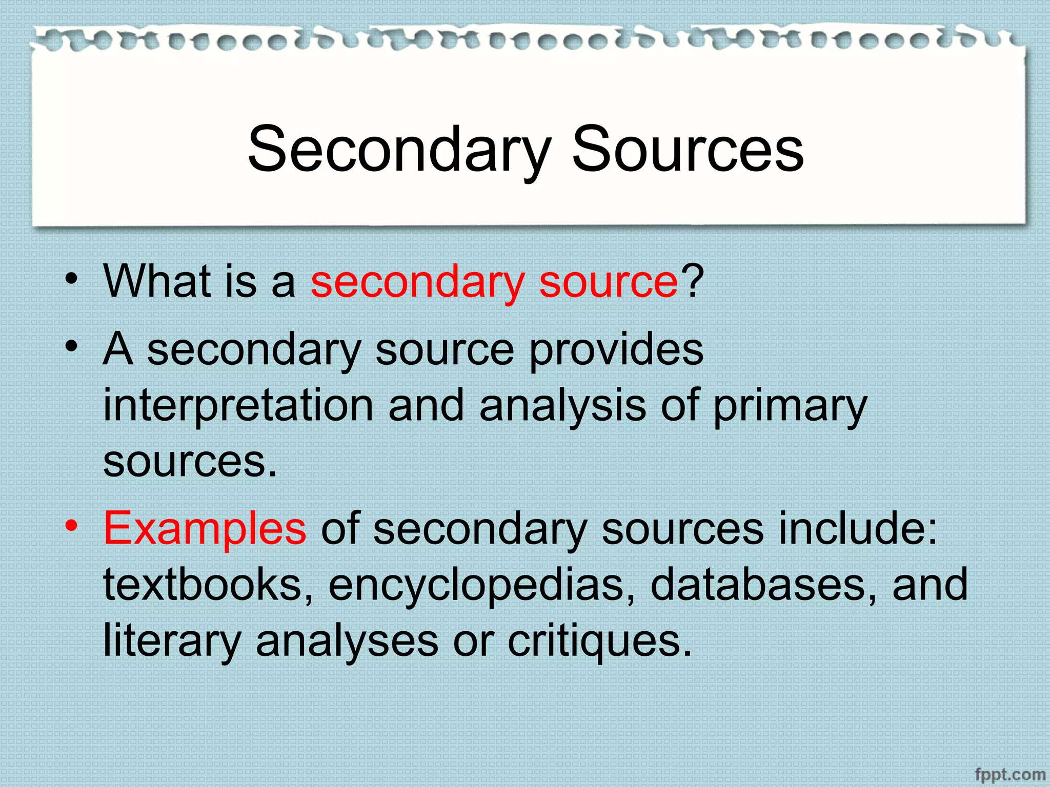 Credible sources of information | PPT