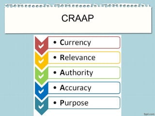 Credible sources of information | PPT
