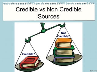 Credible sources of information | PPT