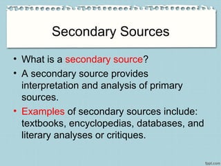 Credible sources of information | PPT