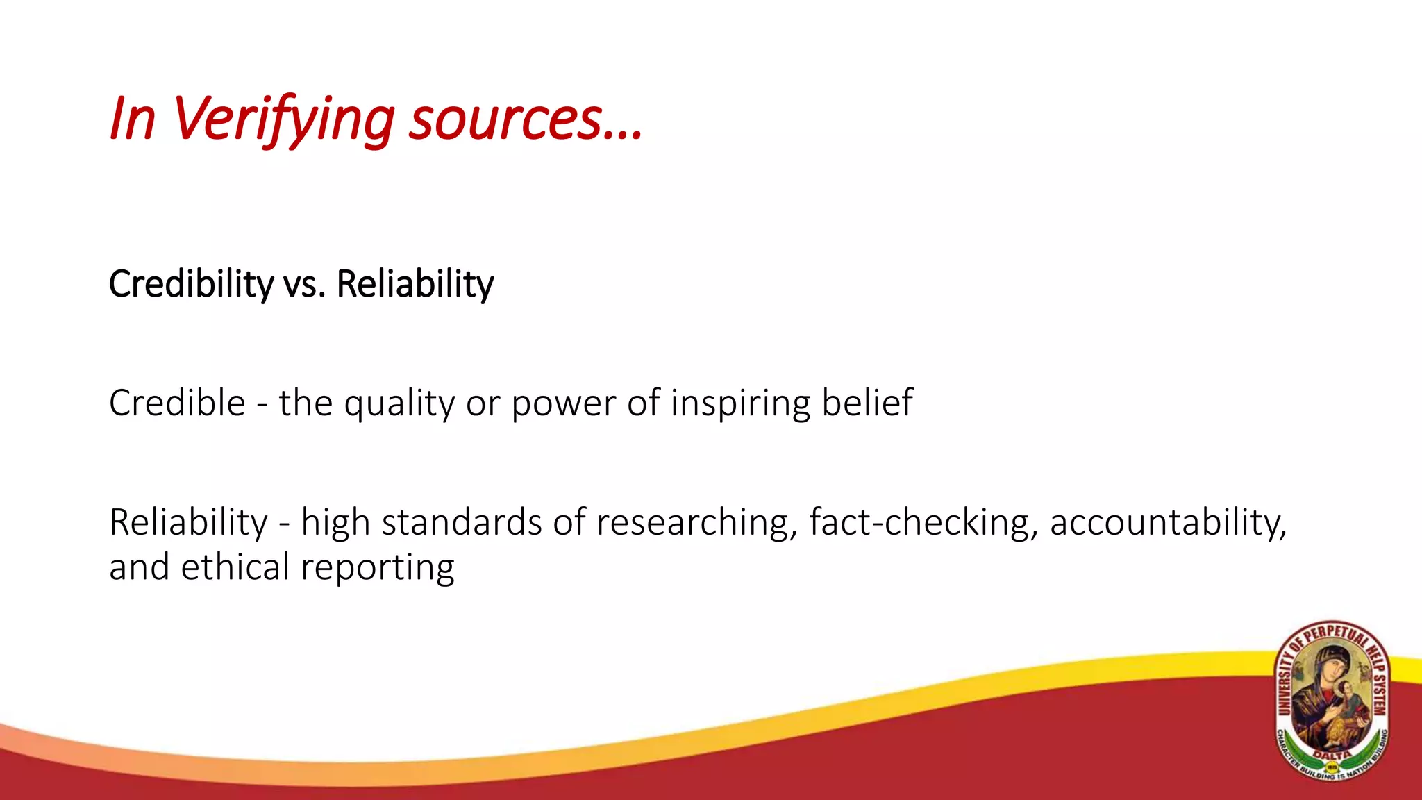 CREDIBLE SOURCES OF INFORMATION.pptx
