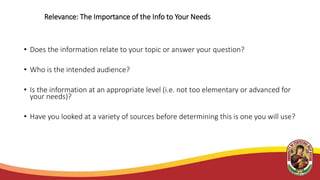 CREDIBLE SOURCES OF INFORMATION.pptx