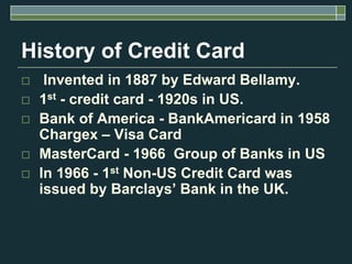 Credit Card | PPTX