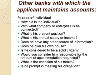 Role of Credit Investigator in commercial bank | PPTX