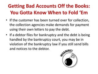 Establishing Good Billing Practices to Avoid Collection Headaches | PPTX