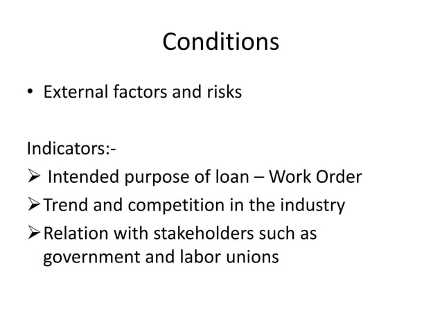 Credit - Decision Making Factors | PPTX | Business Accounting & Finance ...