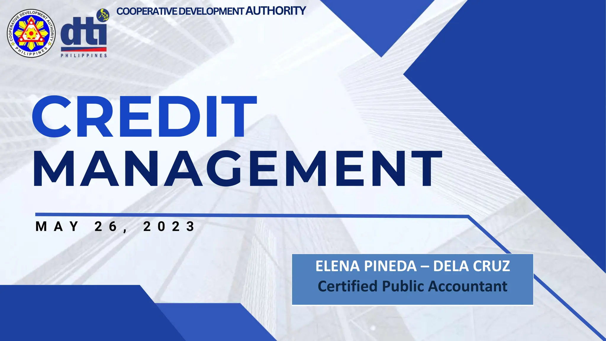 Credit Management training seminar power point presentation | PPTX