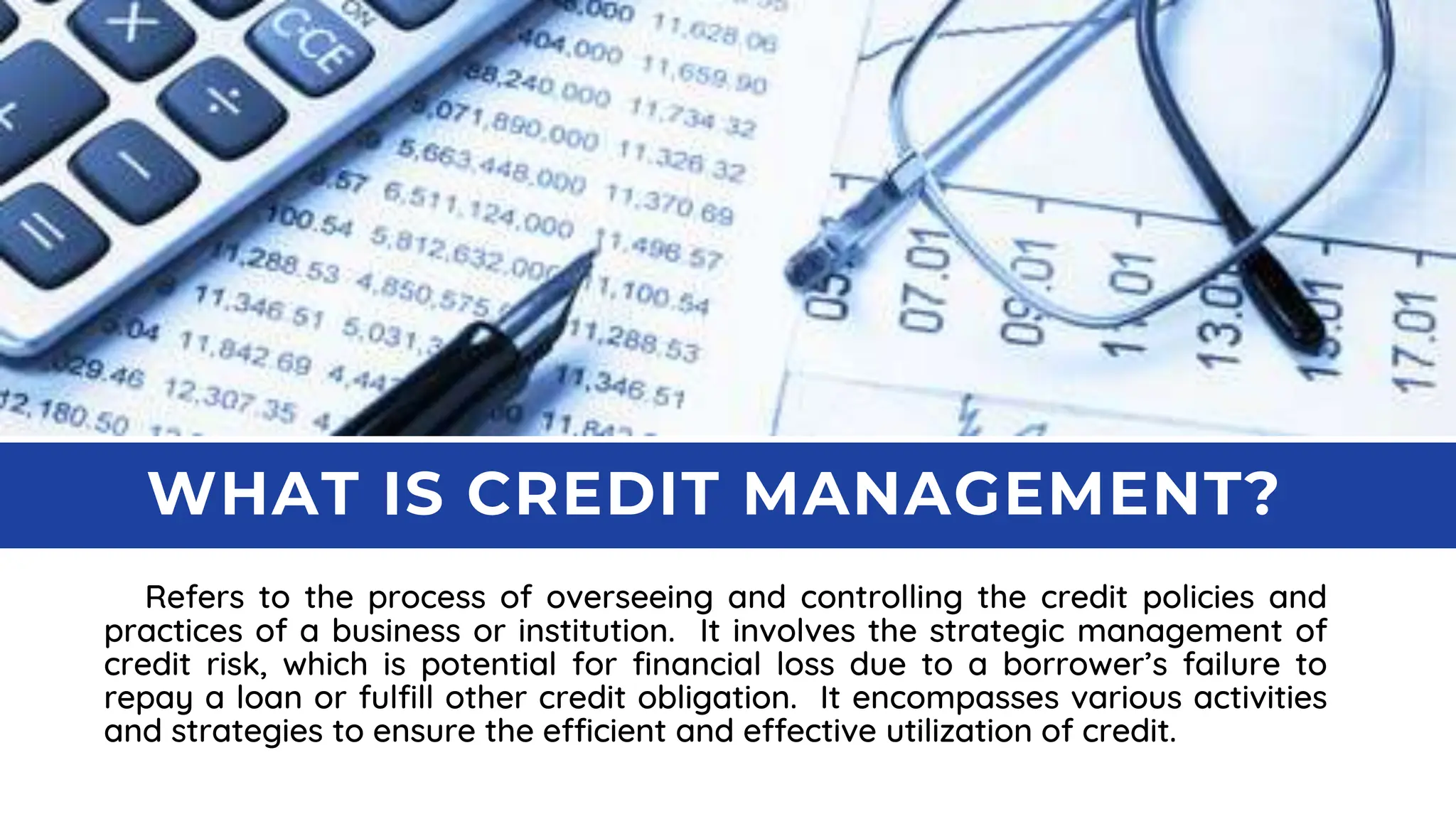 Credit Management training seminar power point presentation | PPTX