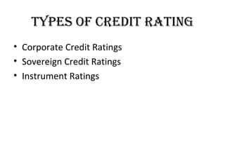 Credit rating | PPT