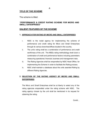 Credit rating-scheme | PDF