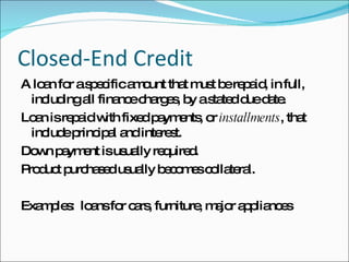 Credit Review | PPT