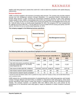 Credit analysis and research ipo note keynote capitals- | PDF