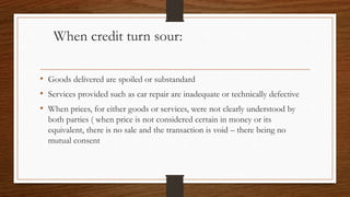 Credit and collection | PPTX