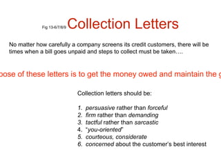 Credit and collection letters | PPTX