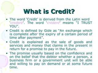 Credit And Debit | PPT