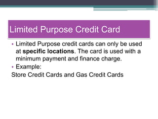 Credit and debit card | PPTX