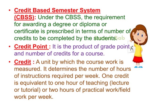 Credit and Semester System | PPTX