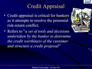 Credit appraisal SYSTEM | PPT