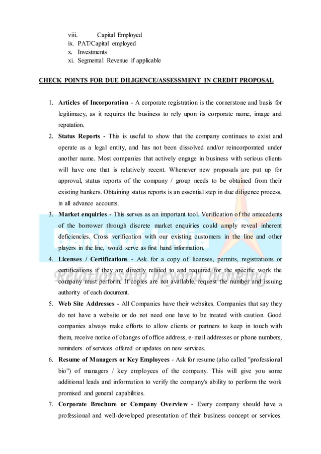 Credit appraisal process at boi | DOCX | Business Banking & Finance ...