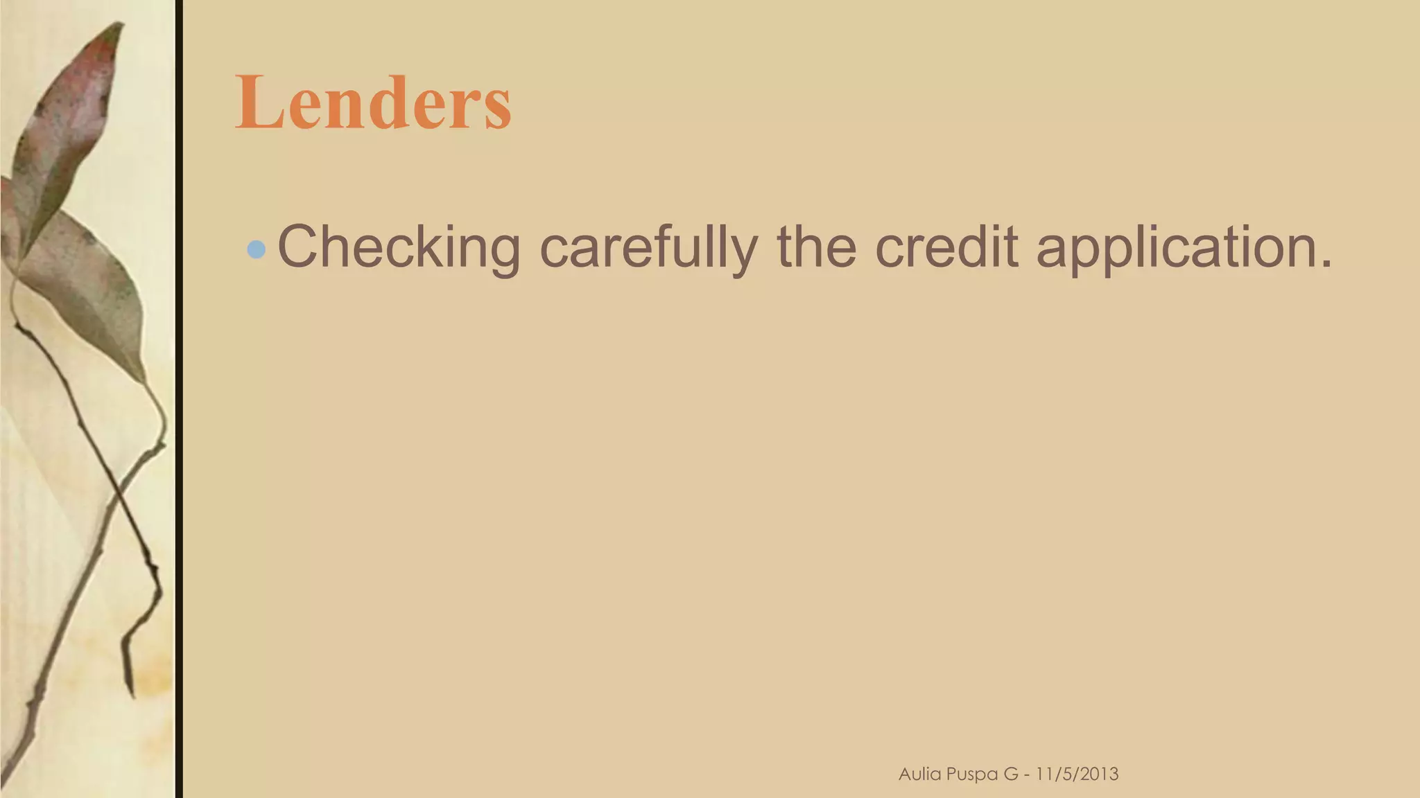 Credit bureau errors big people problems | PPT