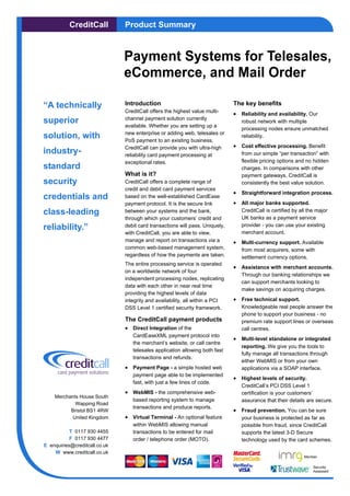 Credit Call Multi Channel | PDF