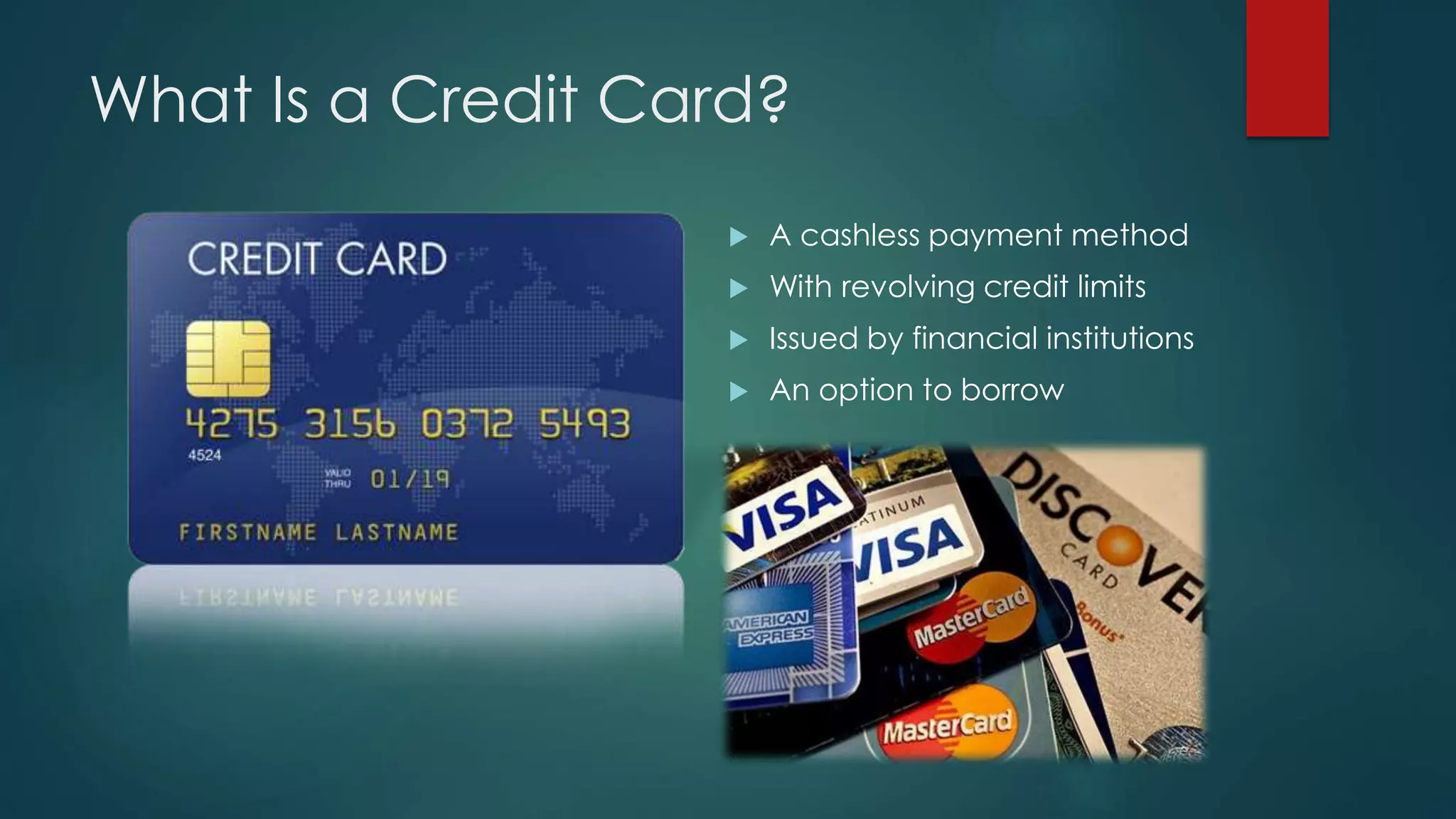 Know Your Credit Cards | PPTX