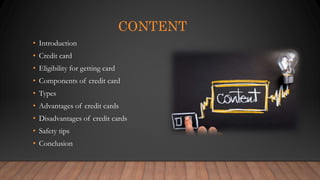 Credit card | PPTX | Credit Cards | Personal Debt