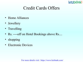 Credit card and it's offers | PPT