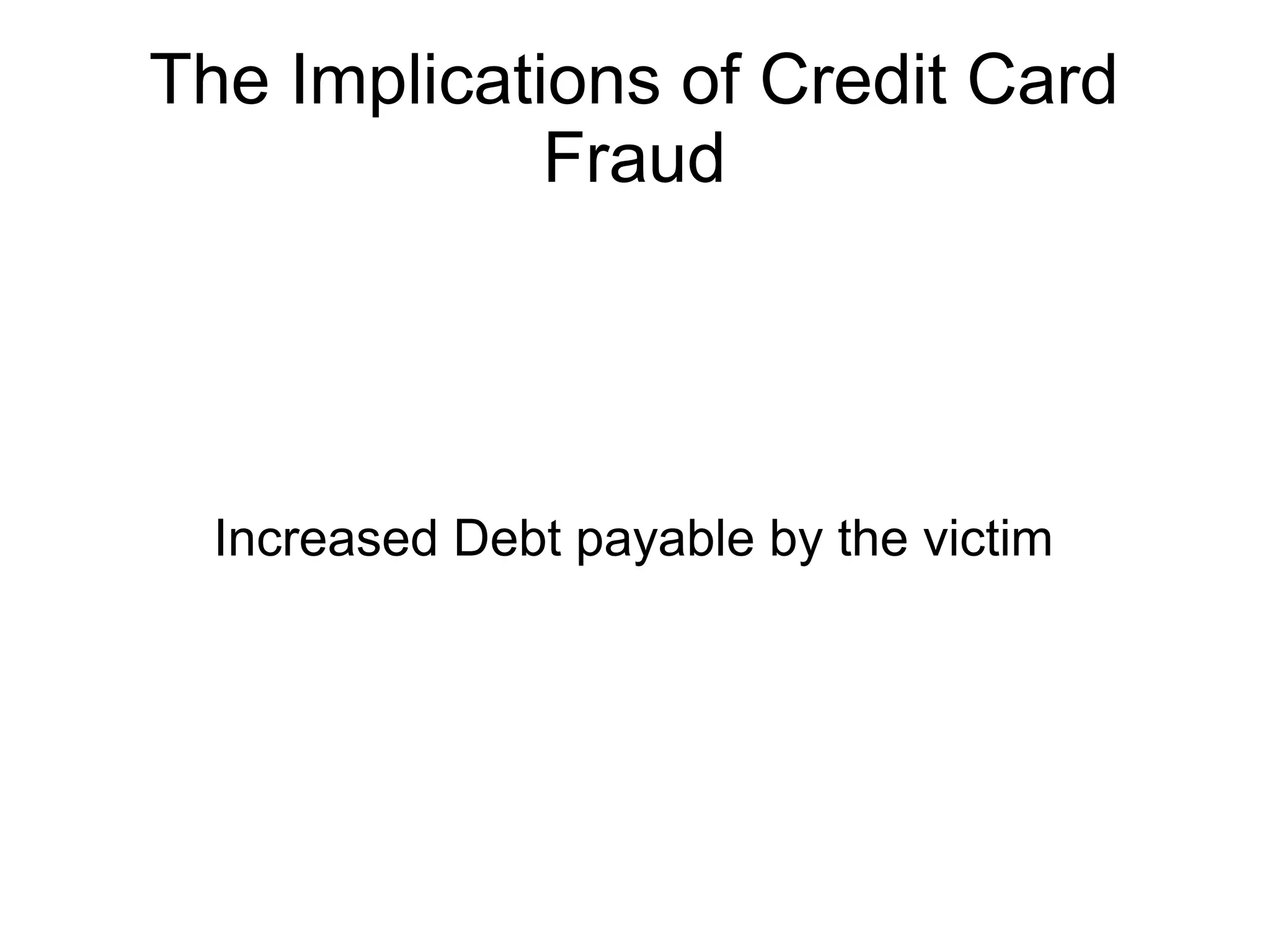 Credit card fraud | PPT