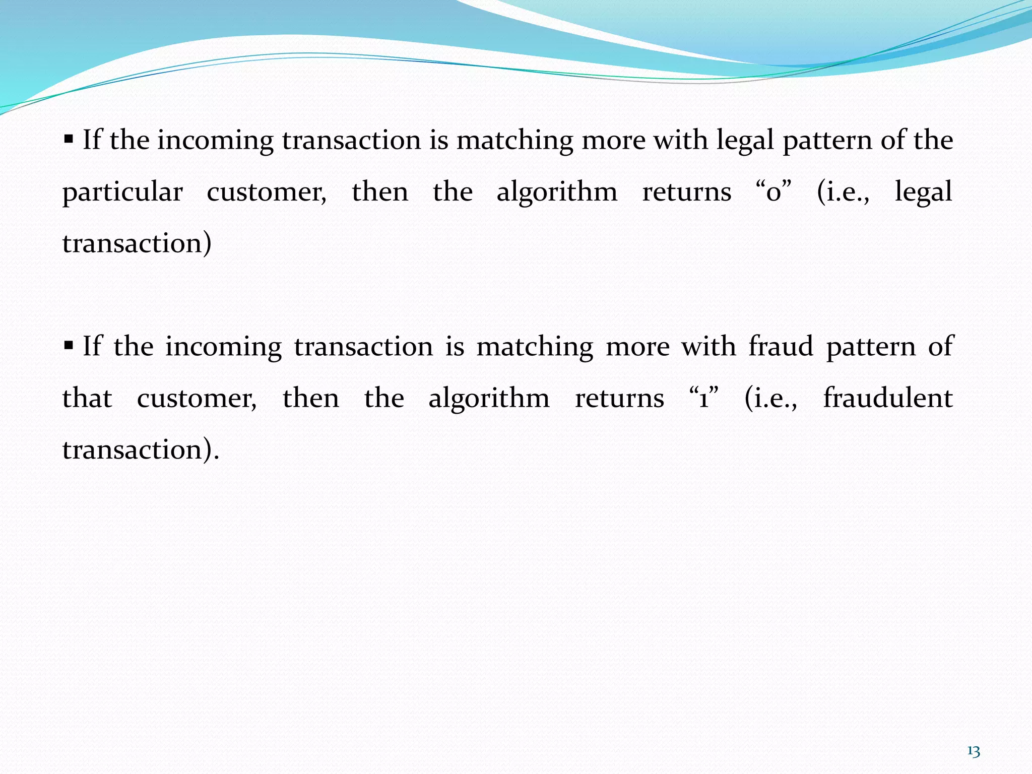 Credit card fraud dection | PPTX