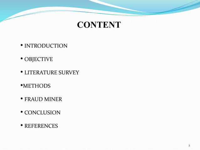 Credit card fraud dection | PPTX