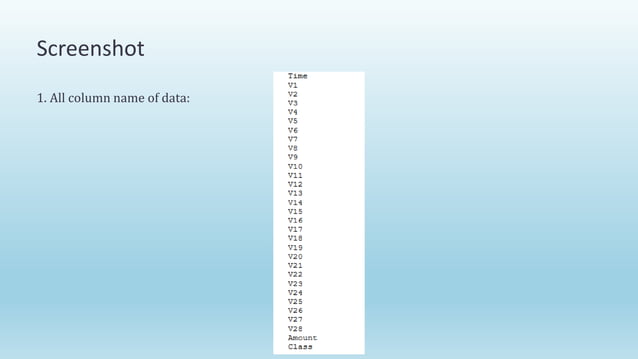 Credit card fraud detection using python machine learning | PPTX