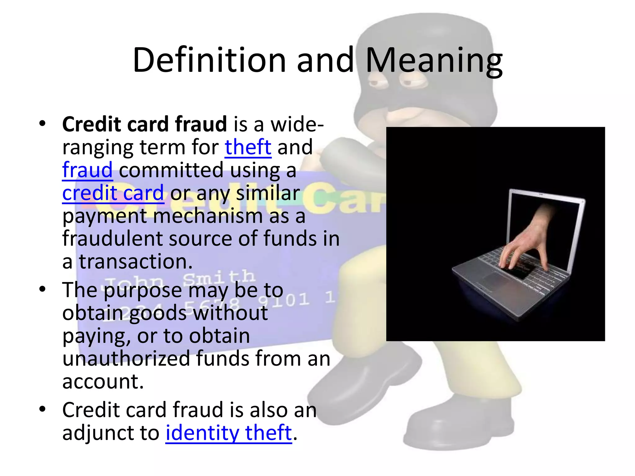Credit card frauds | PPTX
