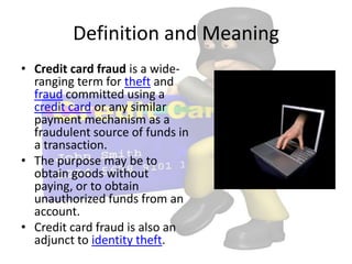 Fraudulent Meaning