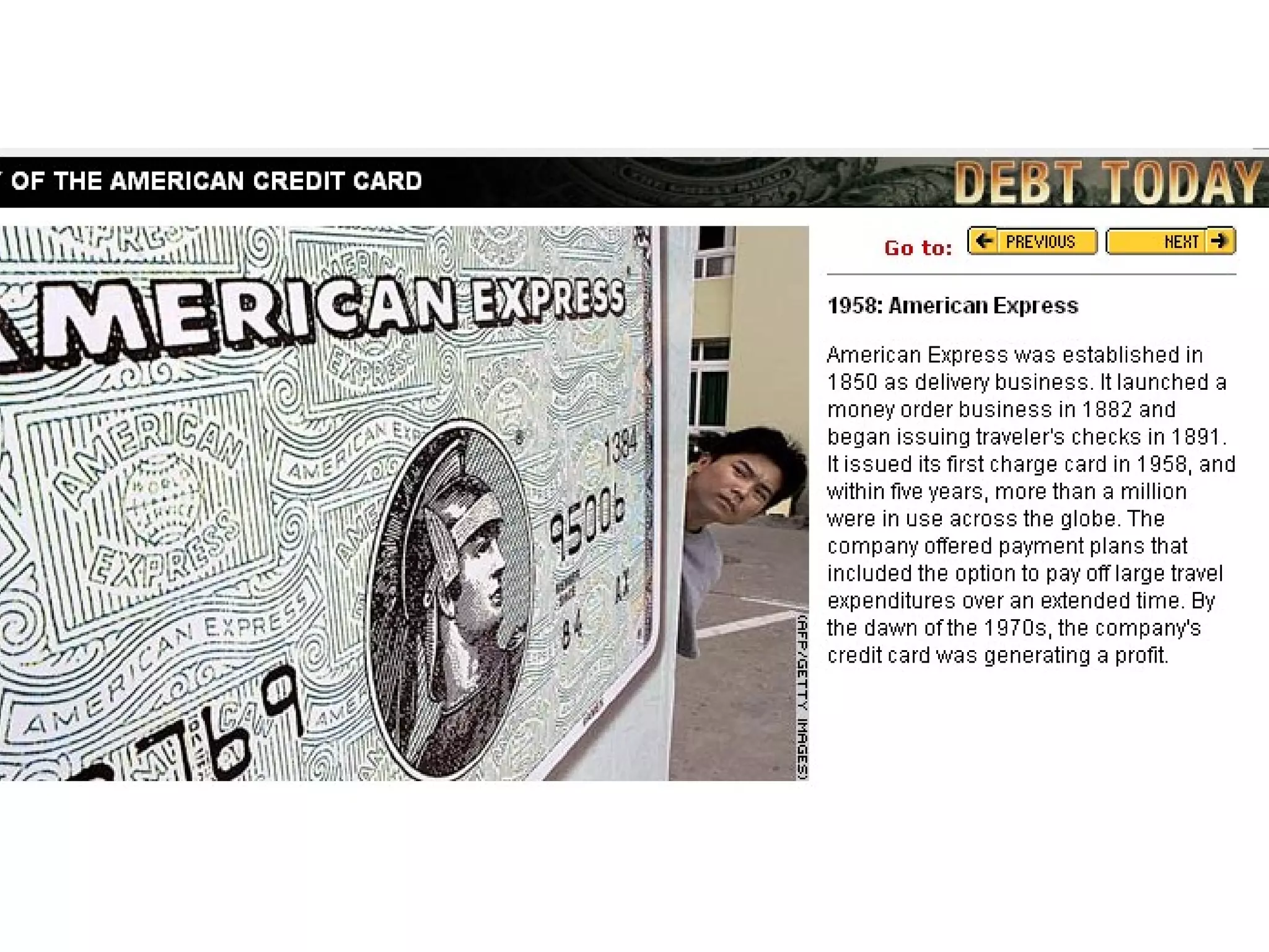 Credit Card History | PPT