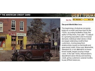 Credit Card History | PPT