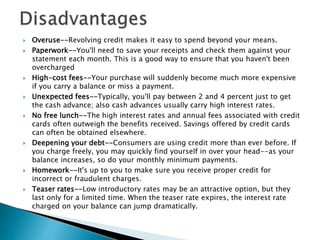 Credit card its operations | PPTX