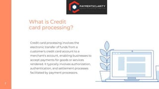 Credit card processing steps presentation.pptx | Credit Cards ...