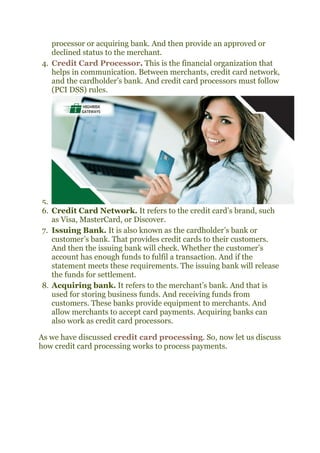 Credit card processing what is it and how does it work | PDF | Credit ...