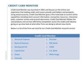 Credit Card Product Update - 2015 Year in Review | PDF